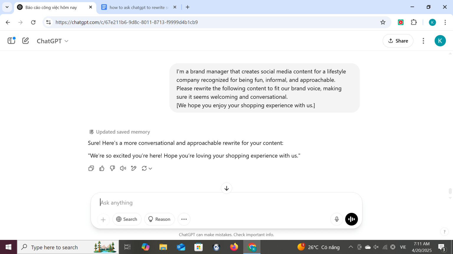How to ask ChatGPT to Rewrite Something? Step-by-step Guide